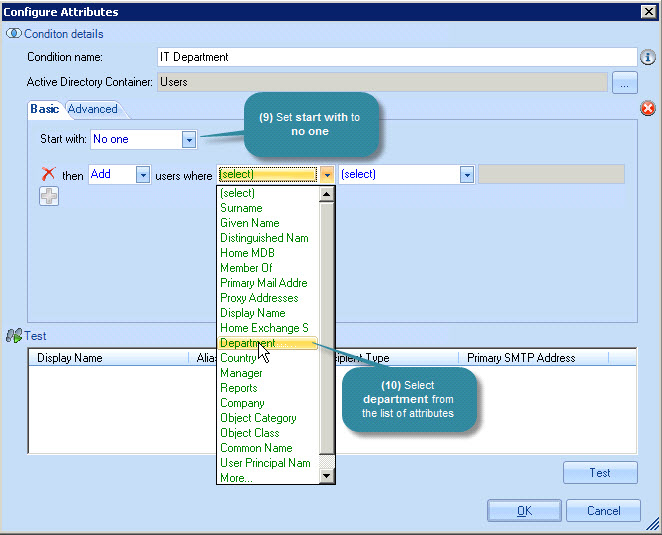 Exclaimer Mail Archiver How Do I Define A Policy Based Upon Specific Active Directory Attributes